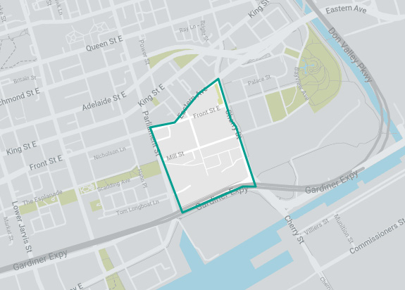 Distillery District Map The Distillery Historic District